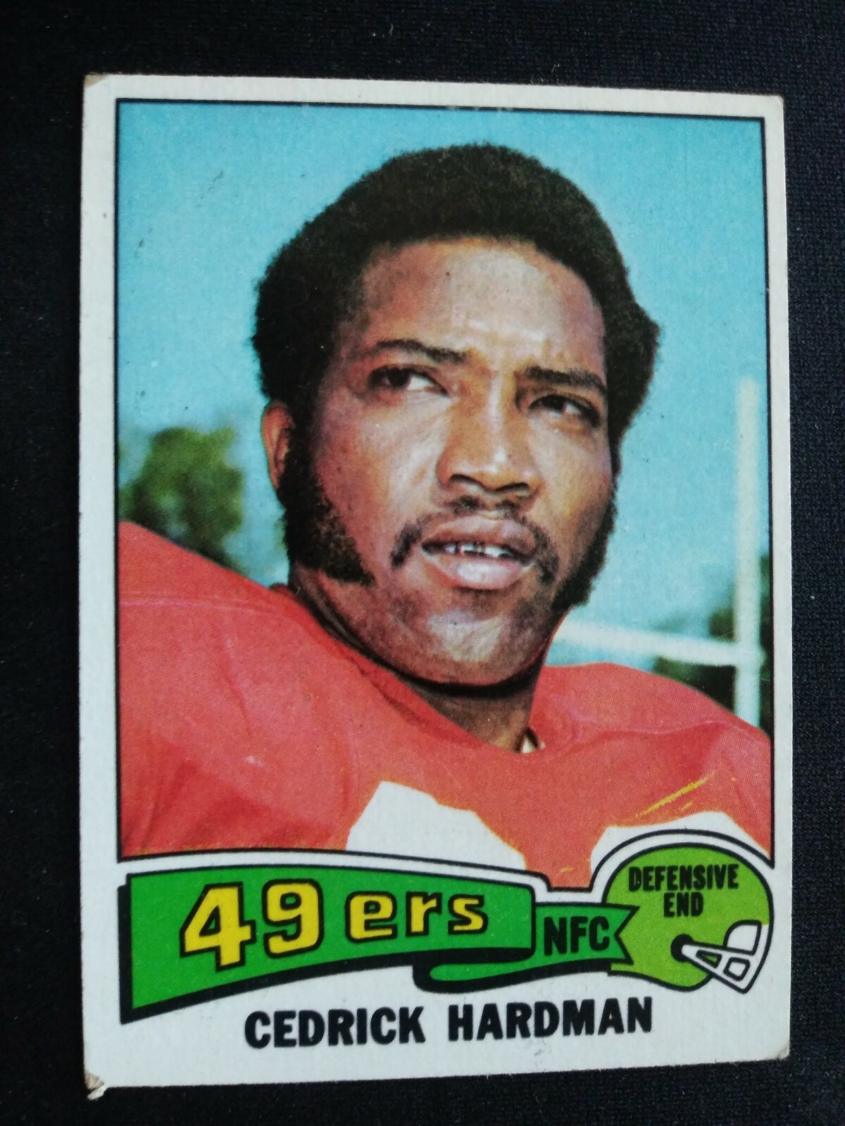 1975 Topps Football Card # 511 Cedrick Hardman - San Francisco 49er's ...
