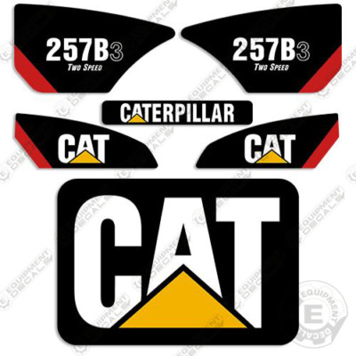Fits Caterpillar 257B3 Decal Kit Skid Steer Equipment Decals | eBay