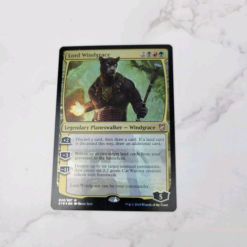 Lord Windgrace -Foil Medium Play English MTG Commander 2018 | eBay