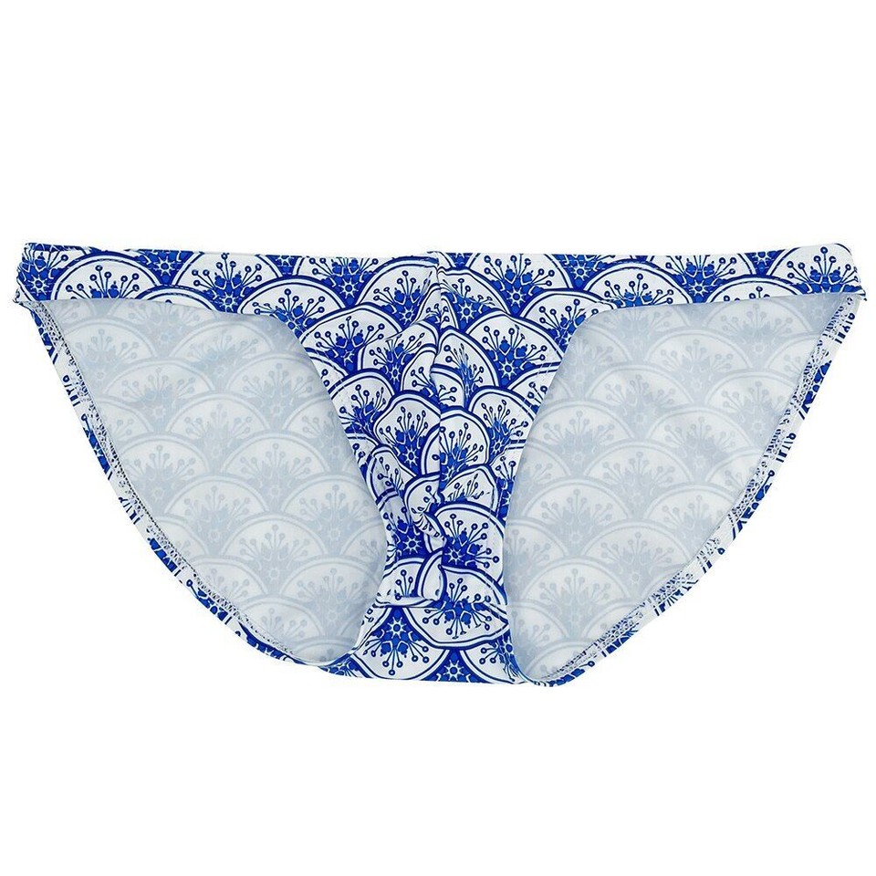 Mens Sexy Swimsuit Floral Low Waist Bikini Fashion Beach Briefs Hot ...
