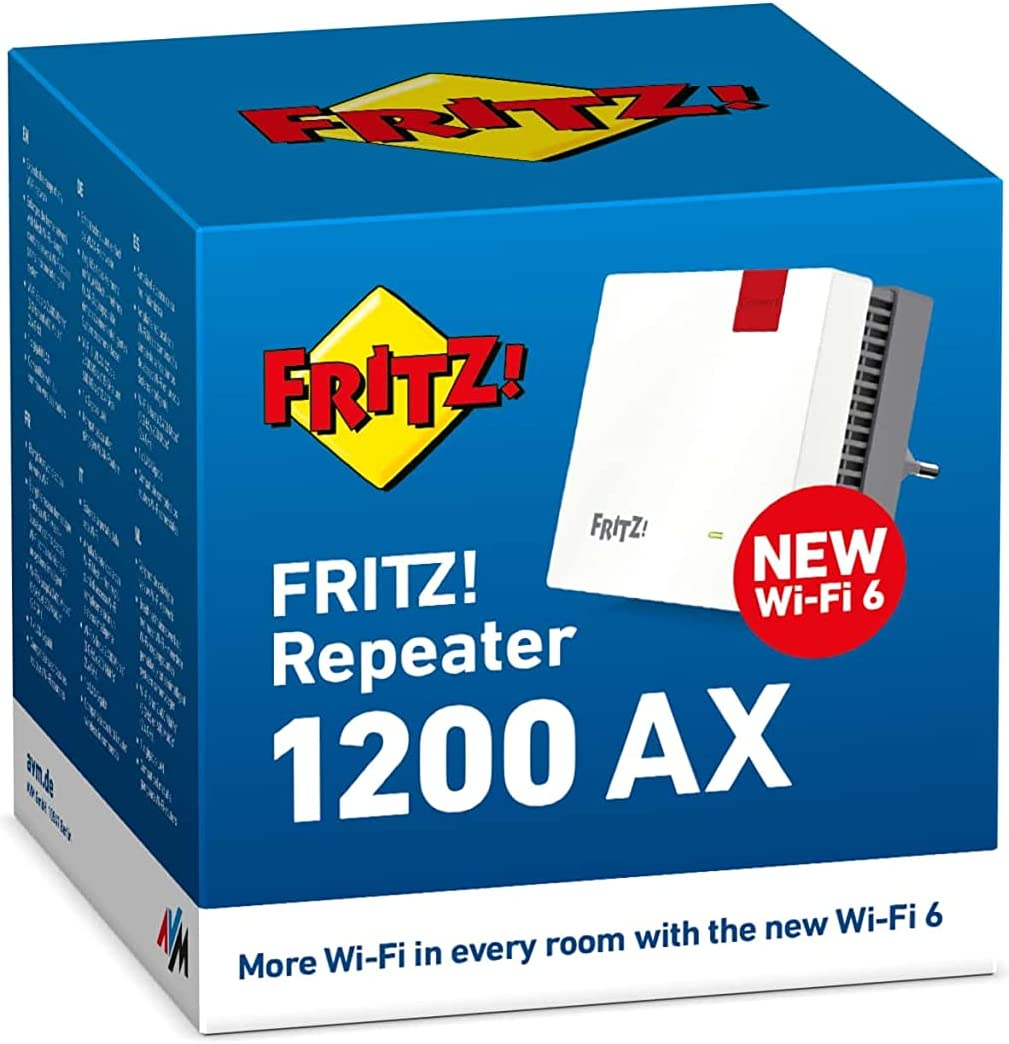 AVM Fritz!Repeater 1200 AX Edition International, Ripetitore - Wi-Fi 6 ...