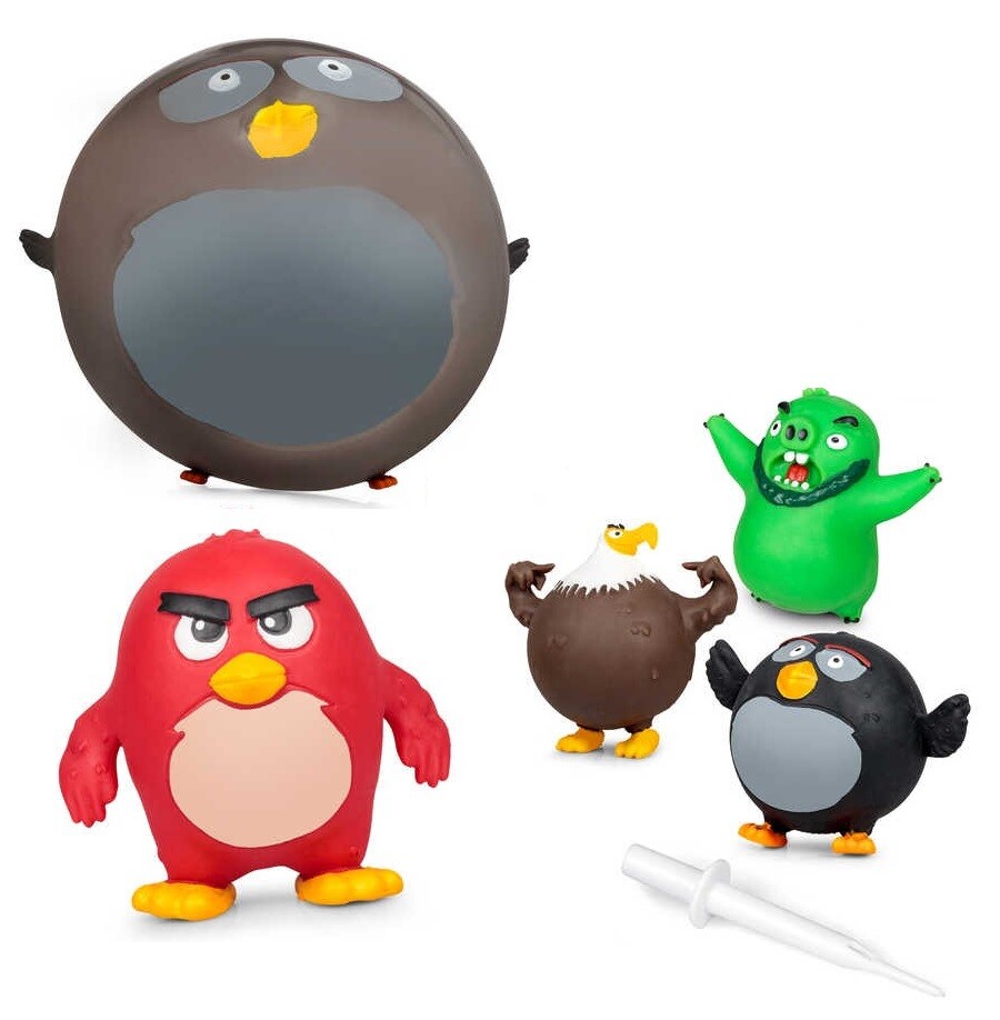 Reusable Animal Balloon Balls Farm Blow up Squeeze Bouncing Ball Kids ...