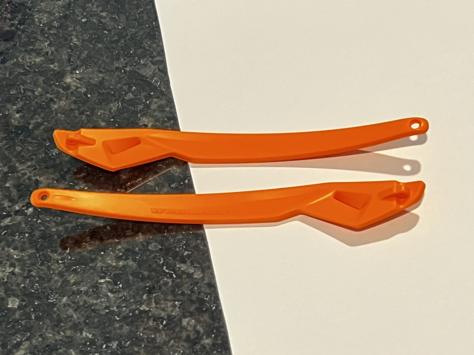 New Oakley Wind Jacket 2.0 Sunglasses Replacement Spare orange arms set ...