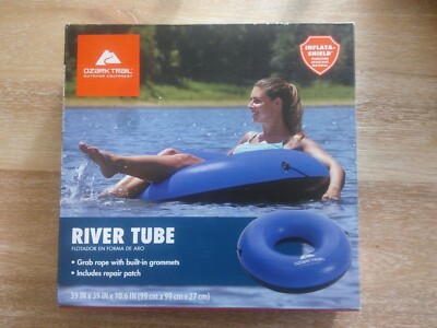 Ozark Trail River/Pool Inflatable Durable 39" Tube Float, Blue- NEW ...
