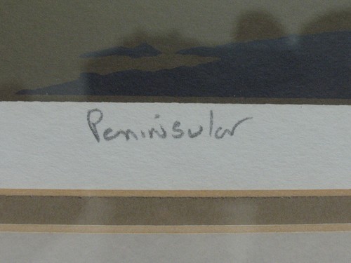 Peninsular Signed Serigraph Ltd Edition Landscape Print | eBay