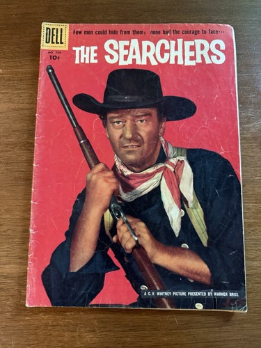 Vintage The Searchers Dell Comic Book #709 June 1956 John Wayne | eBay