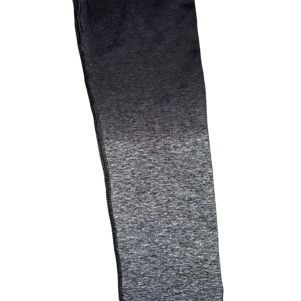 Gymshark Ombre Seamless Leggings Black Grey Marl Fitness Workout ...