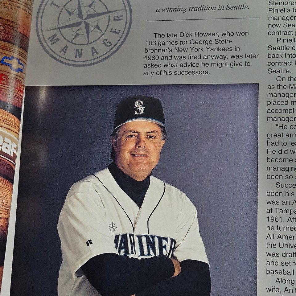 1993 Seattle Mariners Magazine Randy Johnson The Big Unit Volume 4 ...