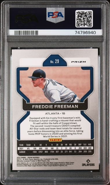 2022 Prizm Freddie Freeman #29 PSA 10 | eBay