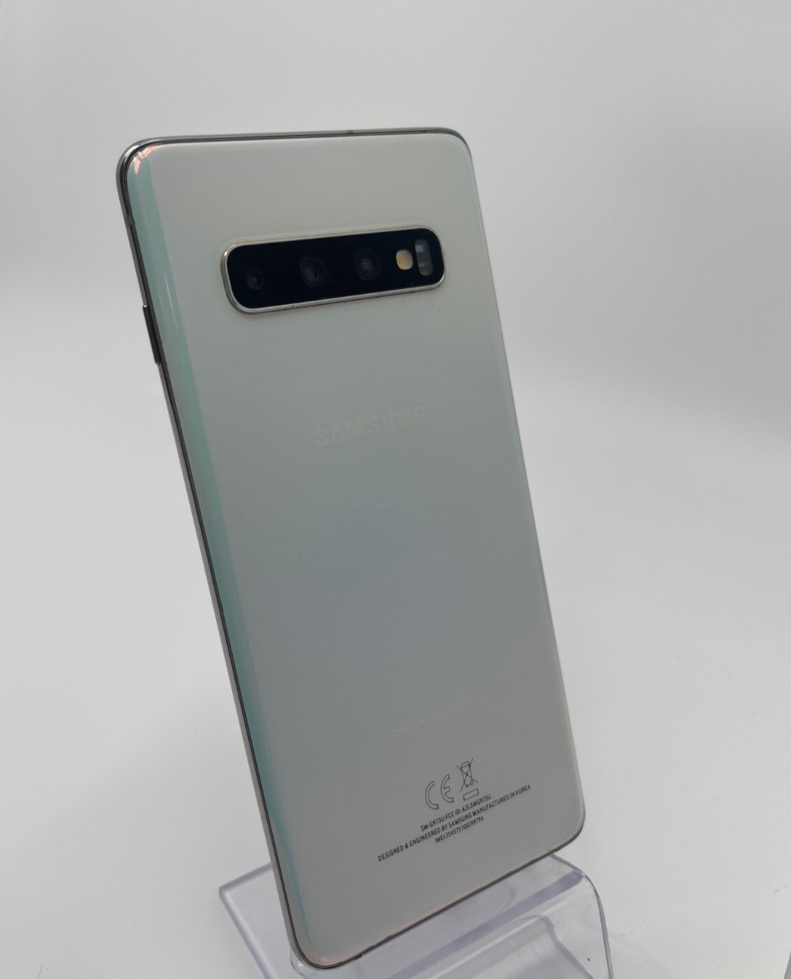 Samsung Galaxy S10 (SM-G973U) Unlocked 128GB Prism White (N03) *** Good ...