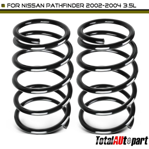 2x Coil Springs for Nissan Pathfinder 2002-2004 V6 3.5L Sport Utility ...