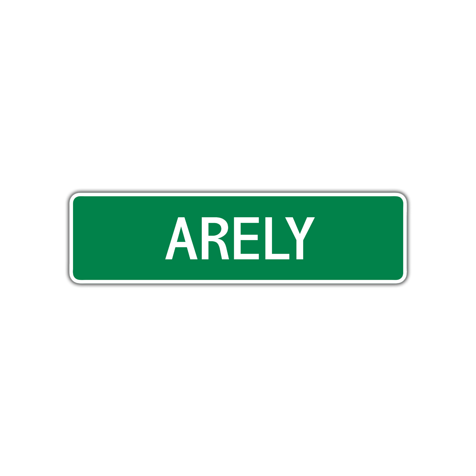 Arely Girls Name Letter Printed Labe Wall Art Decor Novelty Aluminum ...