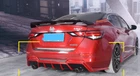 Double Layers Rear Spoiler Wing ABS for 2020-2024 Nissan Sentra Glossy ...
