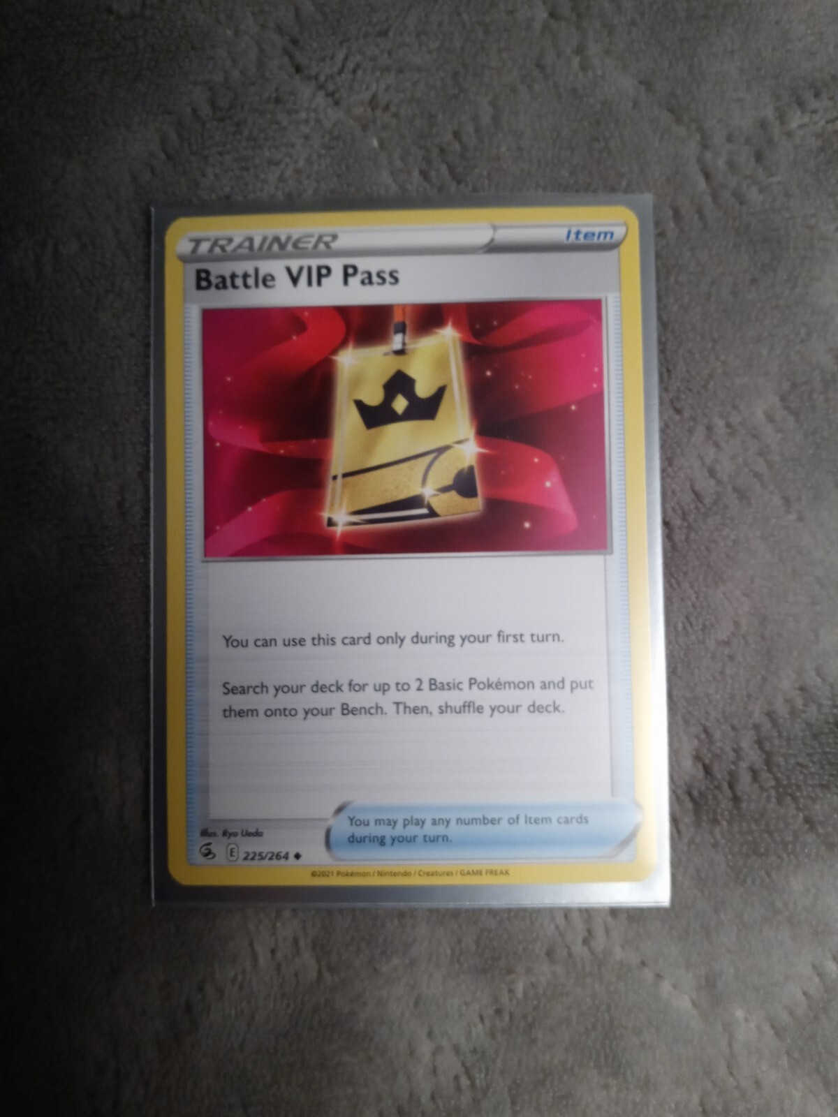 Pokémon TCG Battle VIP Pass Fusion Strike 225/264 Regular Uncommon - NM ...