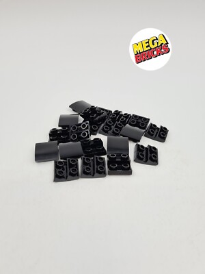 LEGO LOT 20 X BRICK 2X2X2/3 INVERTED BOW NOIR REF 32803 / 6211476 *NEUF ...