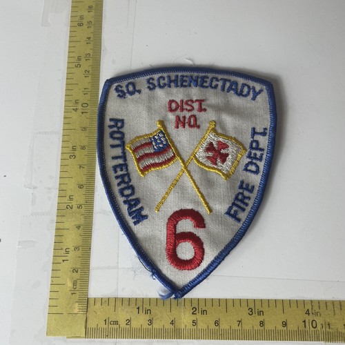 Vintage Patch Rotterdam Schenectady Fire Dept. 6 Free US Shipping | eBay
