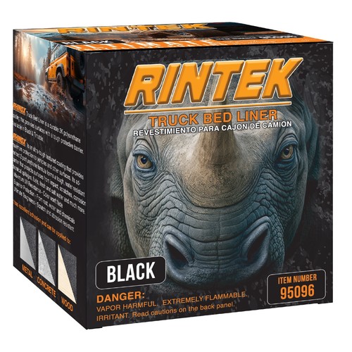 Rintek Black 2 Gallon Urethane Spray-On Truck Bed Liner Kit - (95096 ...