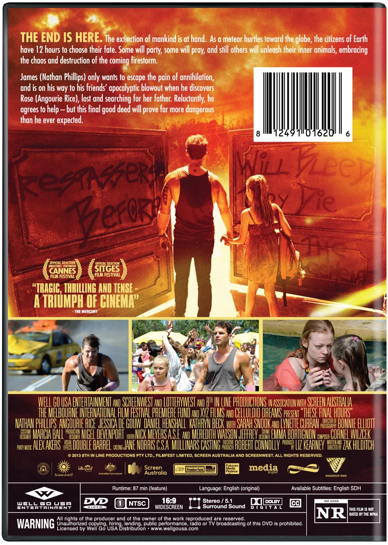 These Final Hours Dvd Cover