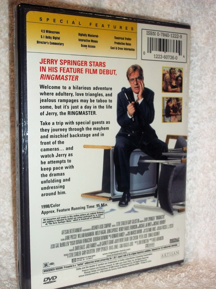 Jerry Springer Undressed Uncensored Unleashed Complete Series 1 2 3 ...