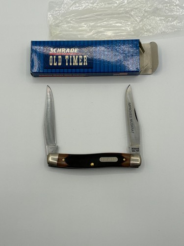 Vintage Schrade Old Timer USA Small Game Muskrat Knife #770T Delrin ...