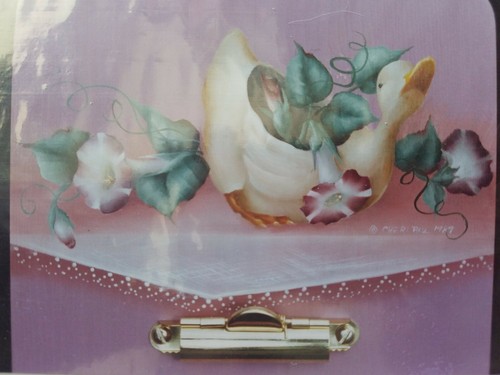 CHERI ROL 1989 GOOSE MORNING GLORY OIL STILL LIFE PAINTING PATTERN PACK ...