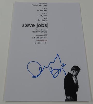 DANNY BOYLE SIGNED 12X18 PHOTO STEVE JOBS MOVIE POSTER AUTHENTIC ...