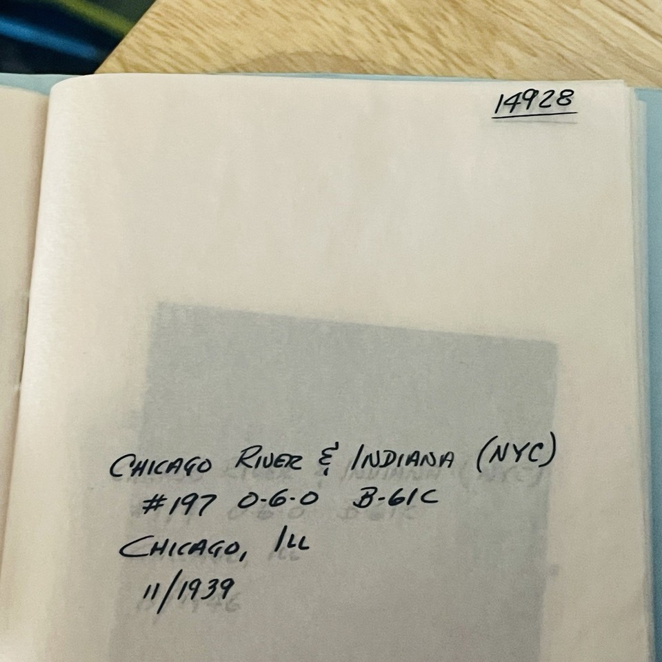 Railroad Negative Chicago River & Indiana CR&I #197 0-6-0 B-61c Chicago ...