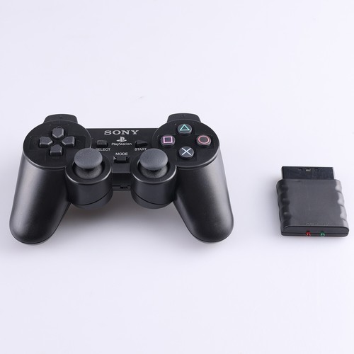 For SONY PS2 Wireless Controller 2.4G Double Shock Gamepad Black | eBay