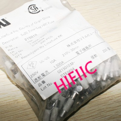 5PCS T10AH250V 5*20mm Ceramic Body Time-Lag Axial Lead Fuse for LCD-TV ...