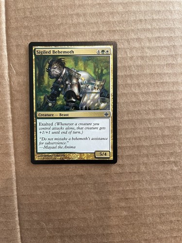 Magic the Gathering Sigiled Behemoth (79) Alara Reborn Regular Common X2 | eBay