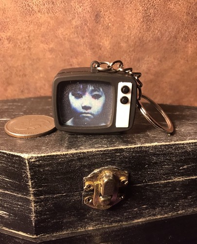 Horror Movie Mini TV Keychain, LED Light TV | eBay