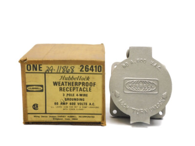 HUBBELL 26410 600VAC 60A NSMP | eBay