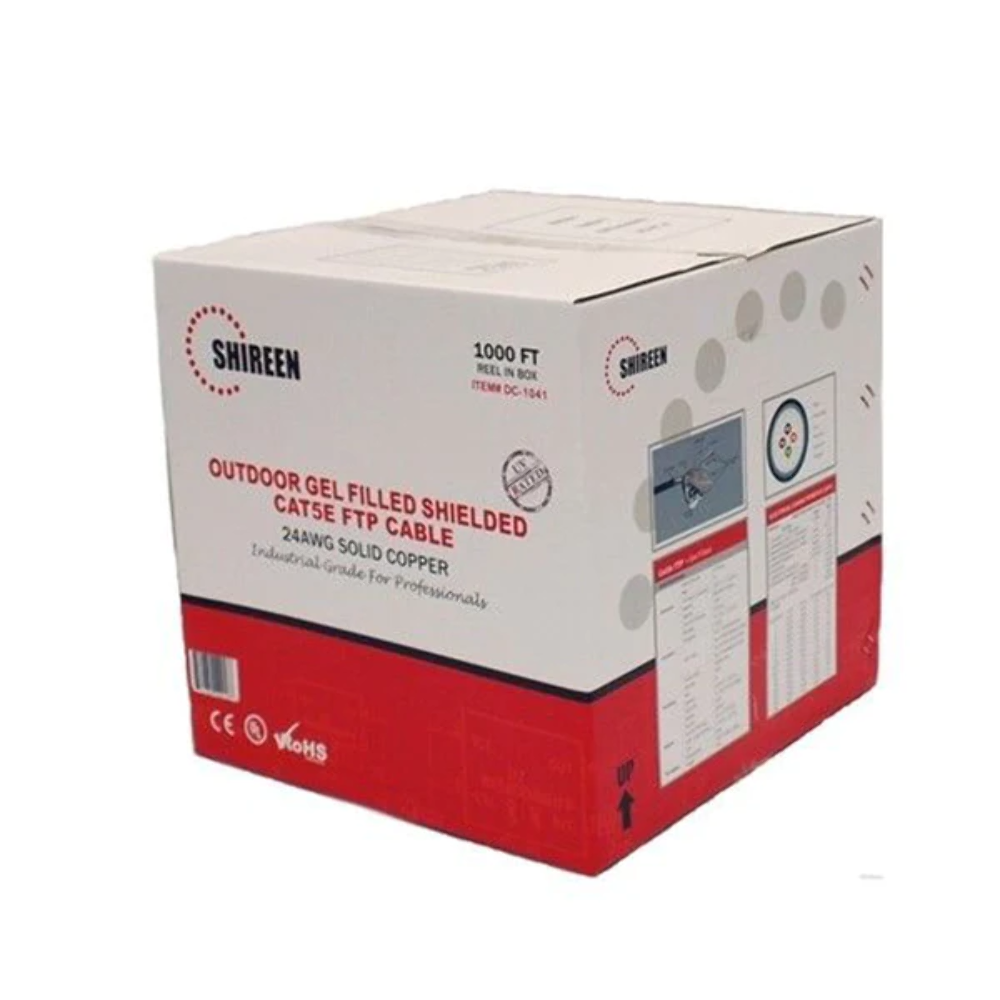 Shireen Dc 1041 Shireen Outdoor Cat5E Shielded Gel 305M Spool | eBay
