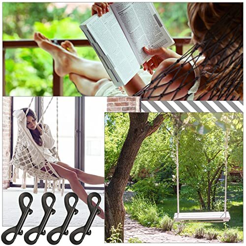 Double Ended Snap Hooks Bolt Snaps Heavy Zinc Alloy Multipurpose Double ...