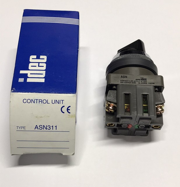 Idec ASN311 30mm ASN Series Control Unit Selector Switch 2 Position for ...