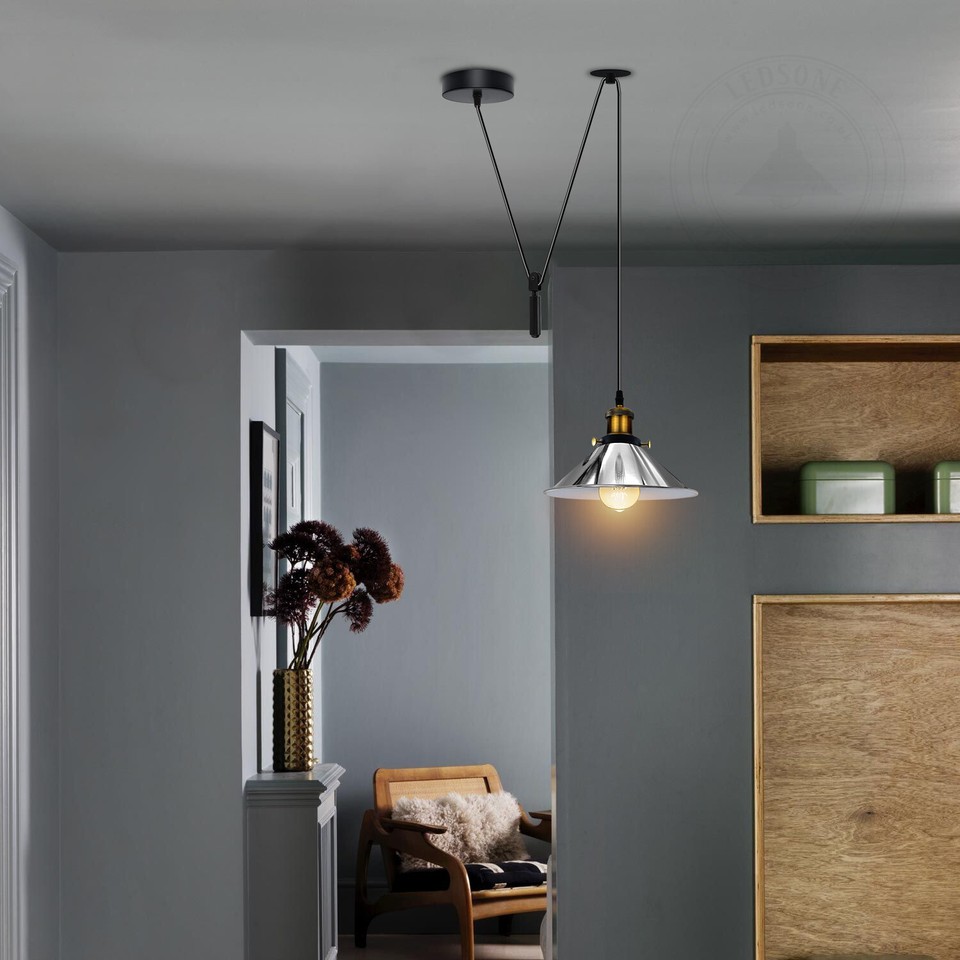 1 Head Light Spider Industrial Pendant Light Hanging Ceiling Multiple ...
