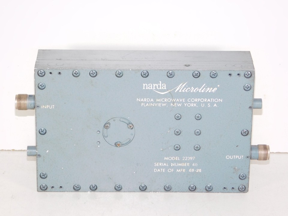 Narda Microwave 22397 Microline Directional Coaxial Phase Shifter ...