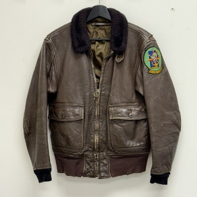 Vietnam War US Navy Patched Leather G-1 Flight Jacket HSL-31 Helicopter ...