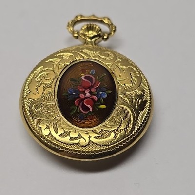 Baylor Swiss Made Gold Tone Wind Pocket Watch | eBay