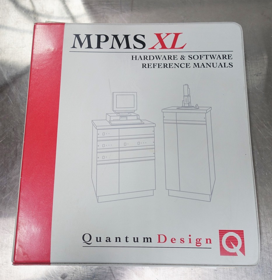QUANTUM DESIGN MPMS XL EVERCOOL SQUID MAGNETOMETER w PC MULTIVU | eBay