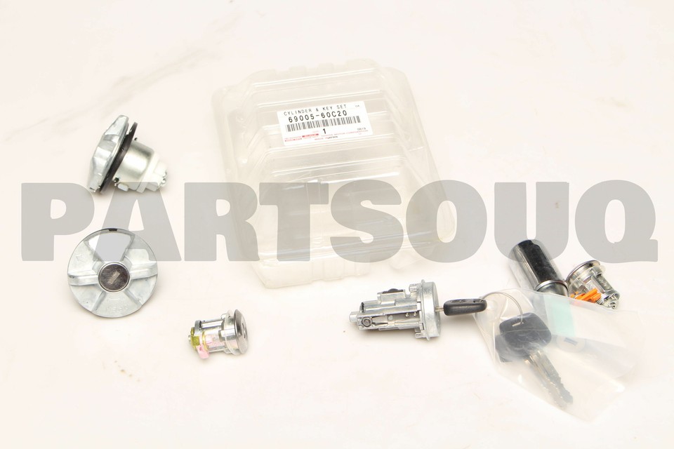 6900560C20 Genuine Toyota CYLINDER SET, LOCK 69005-60C20 | eBay UK