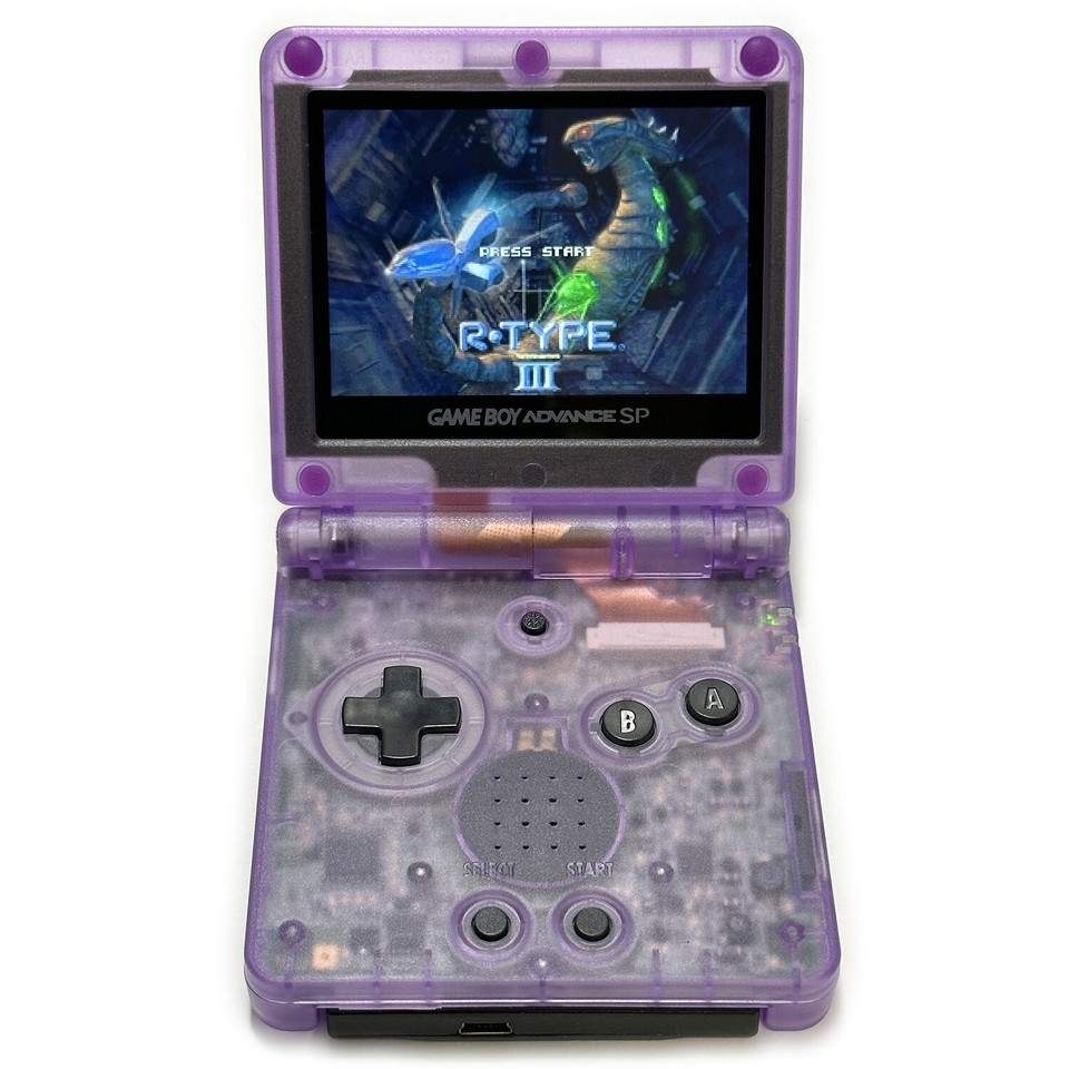 Nintendo GameBoy Advance SP GBA Console V5 IPS LCD Reshell USB-C New ...