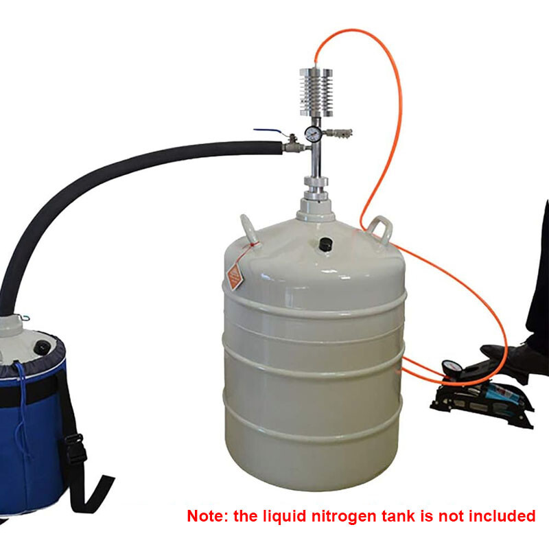 Pedal Type Liquid Nitrogen Pump Cryogenic Pump LN2 Tank Foot Pump 50mm ...
