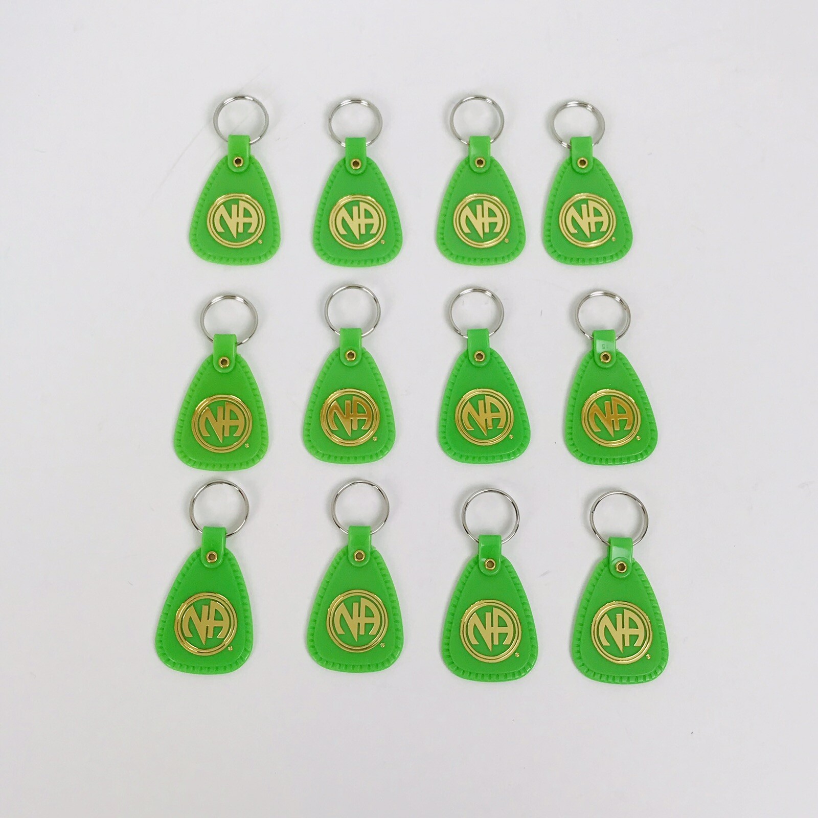 NARCOTICS ANONYMOUS NA KEY TAG Green 60 Days Recovery 12 Piece English ...