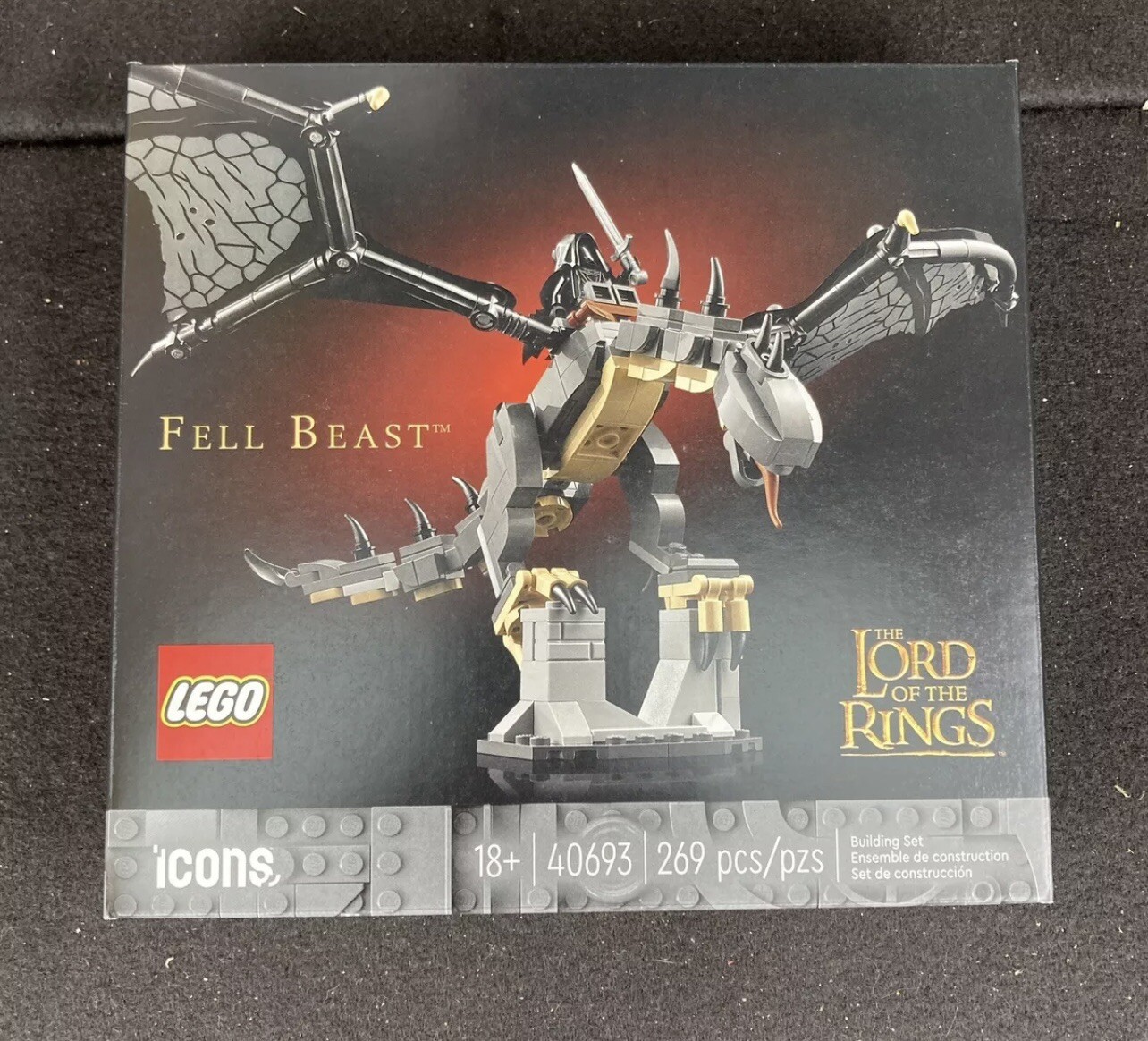 NEW GWP Lego 40693 Fell Beast from Lord of the Rings Barad-dûr 10333 ...