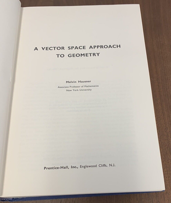 Vector Space Geometry Analytic Geometry Of Space Workbook Vectors,