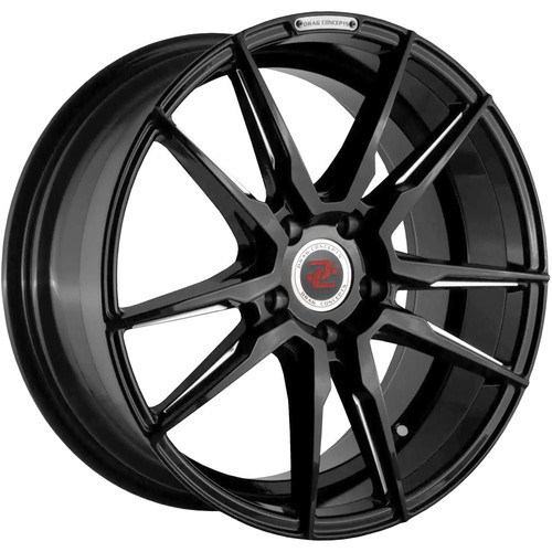 Drag Concepts R29 17x7 5x4.5" +38mm Black/Machined Tip Wheel Rim 17 ...