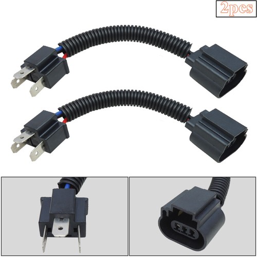 2 H4 9003 To H13 Pigtail Headlight Conversion Harness Sockets for Ford ...