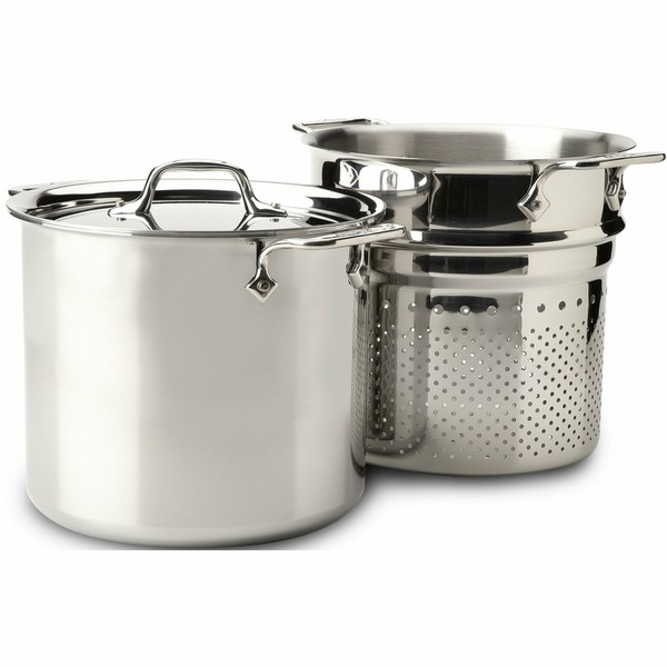 All-Clad Stainless 7 Qt. Pasta Pentola With Lid & Insert 4807 ...