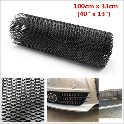 40''x13'' Black Universal Aluminum Grille Net Mesh Grill Section For ...